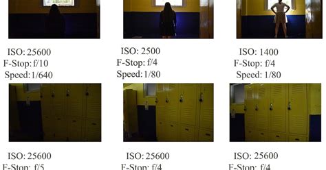 Assignment 3 ISO F Stop Shutter Speed
