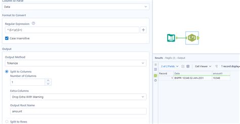 solved regex help data between two spaces alteryx community