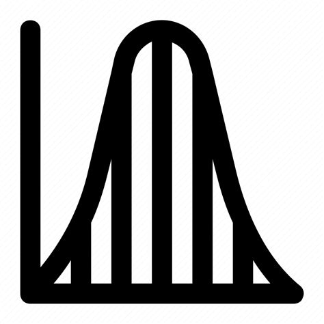 Normal Distribution Statistics Curve Analysis Data Average Icon Download On Iconfinder