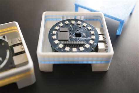 Raspberry Pi Case For The Matrix Voice And Respeaker 4 Mic Array Show