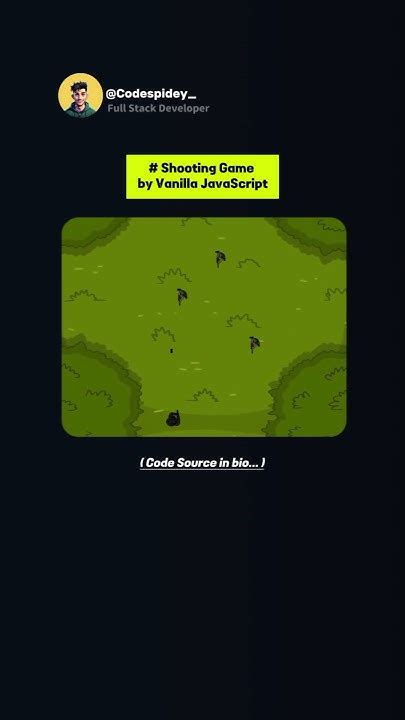2d Shooting Game By Javascript Html Css Javascripttutorial Gamedev Css3 Youtube