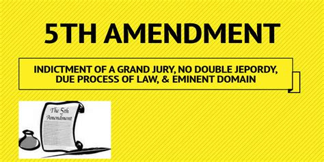5th Amendment Infogram