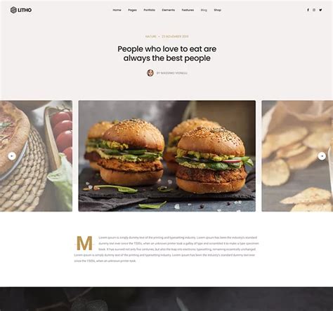Litho The Multipurpose Elementor Wordpress Theme