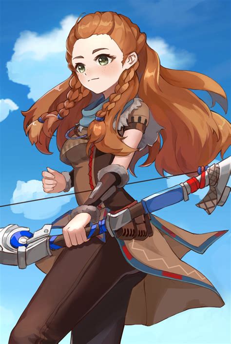 Aloy Genshin Impact And 2 More Drawn By Xishuuuserdvah3828 Danbooru
