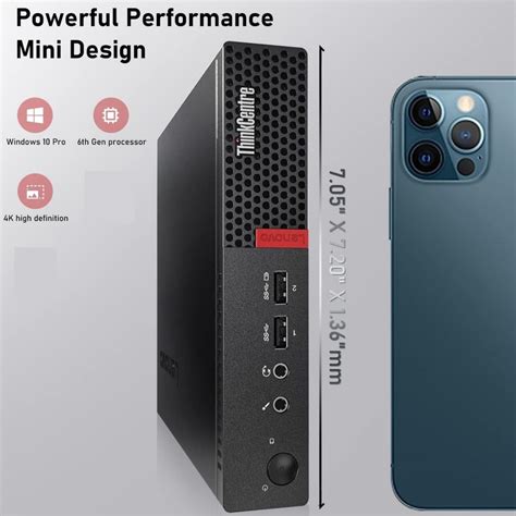 Mini Pc Lenovo Tiny M Q Intel Core I T Gb Ddr Gb Ssd Coa Windows Pro Computadoras Min