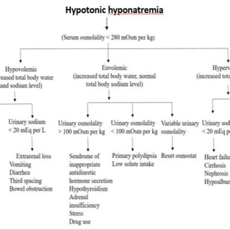 Summary Of The Clinical Approach To Hypotonic Hyponatremia Download