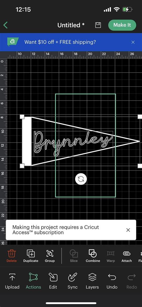 Workaround For Warping And Welding Cursive Fonts For Felt Pennants