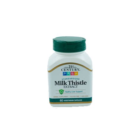 Милк тистл 70мг №60 21st Century Milk Thistle Extract
