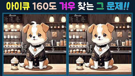【다른그림찾기치매예방】아이큐 160도 겨우 찾는 그 문제【틀린그림찾기기억력향상숨은그림찾기find The