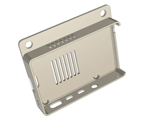 Raspberry Pi 4 Poe Hat Case Leviton Media Enclosure Remix By Marc Liyanage Download Free Stl