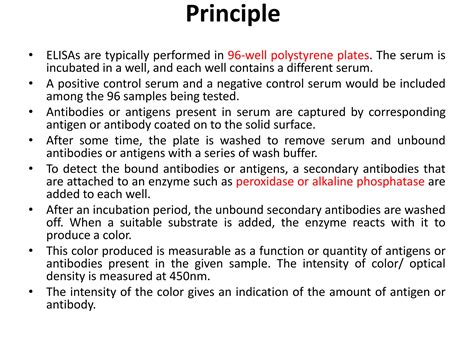 ELISA Principle Types And Applications Pptx