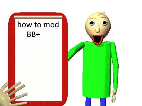 How To Mod Baldis Basics Plus Tutorial For Baldis Basics Baldi Tutorials