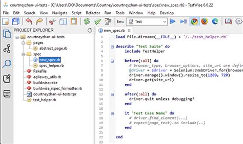 Set Up Develop Automated Ui Tests And Run Them In A Ct Server On Your