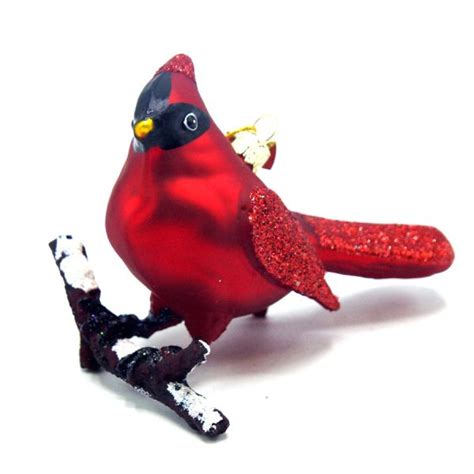 Glass Cardinal Ornament Amnh Store