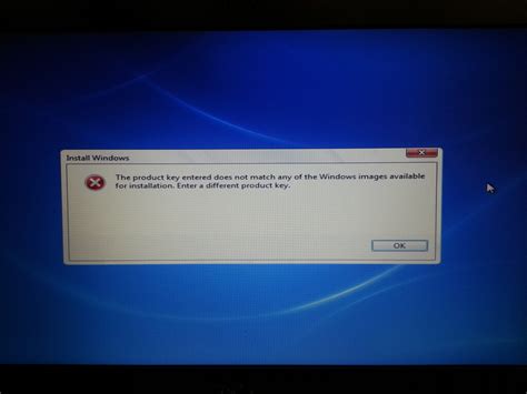 Imaging Win 7 Using The Windows Adk Product Key Doesnt Match