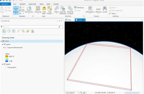 Solved How To Explore Lidar Data In A Scene In ArcGIS Pro Esri Community