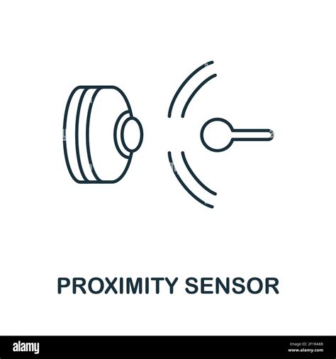 Proximity Sensor Icon Simple Element From Sensors Icons Collection Creative Proximity Sensor