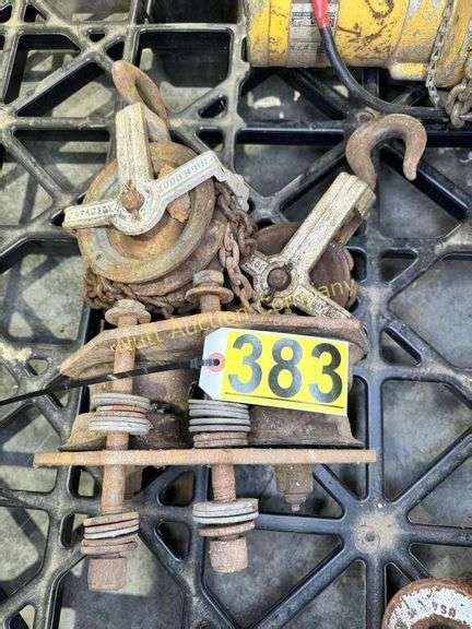 Mono Rail Dolly And Chain Hoist Nutt Auction