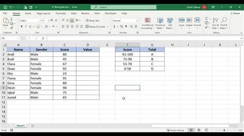 Nested If If Formula In Excel Microsoft Excel Tutorial Youtube