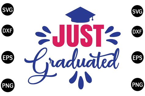 Just Graduated Svg Graphic By Svg Shop · Creative Fabrica