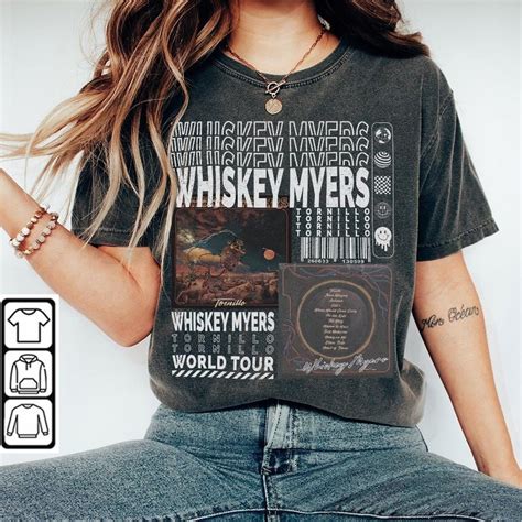 Whiskey Myers Music Shirt Merch Vintage World Tour 2023 Sold By Bedbug Liable Sku 42894829