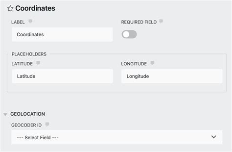 Coordinates Field Geolocation For Ninja Forms