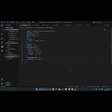 Saran Velmurugan On Linkedin Paymentgatewayintegration Webdevelopment Internship Codeclause