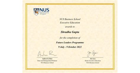 shradha gupta on linkedin future leaders programme shradha gupta