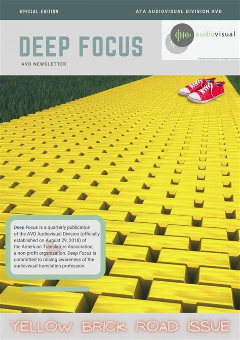 Deep Focus Yellow Brick Road Issue