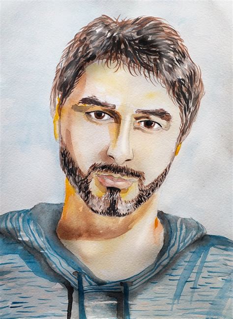 How To Draw A Male Portrait