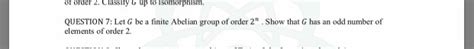 solved of order 2 classify up to isomorphism question 7