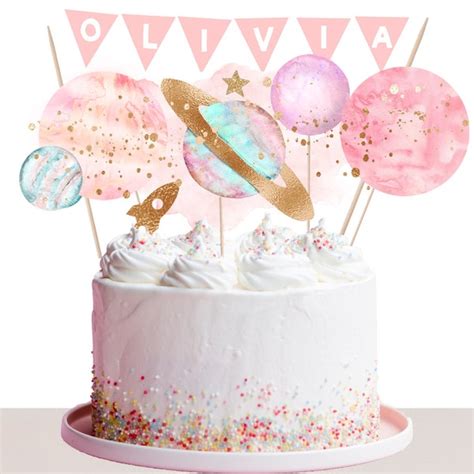 Printable Rocket Cake Topper Etsy