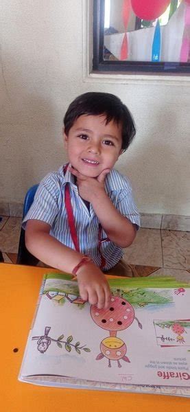 Nursery Bindi Sticking Activity Shirdi Sai Public School Best