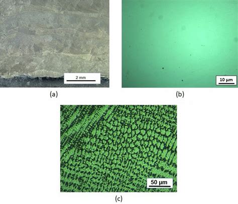 Lded Built In718 A Macrostructure B Typical Cross Section Showing Download Scientific Diagram