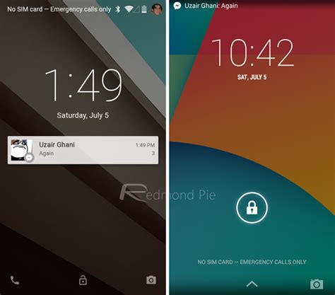 Android L Preview Vs Android Kitkat Visual Comparison Screenshots Redmond Pie