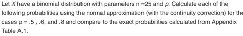 solved let x have a binomial distribution with parameters n