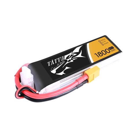 Tattu 1800mah 3s 45c Lipo Battery Quadkart