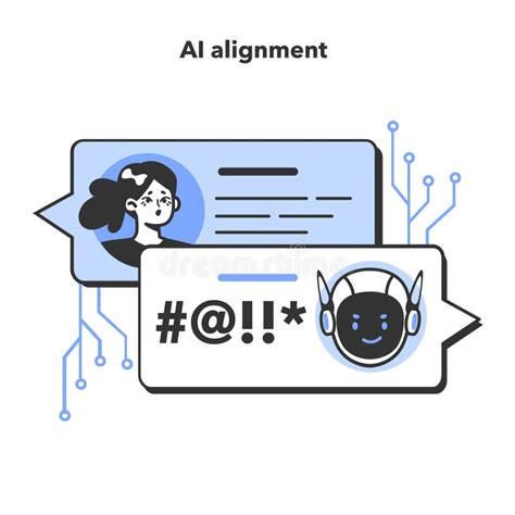 Ai Ethics Artificial Intelligence Alignment Stock Illustration Illustration Of Artificial