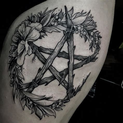 Wiccan Pentagram Tattoo