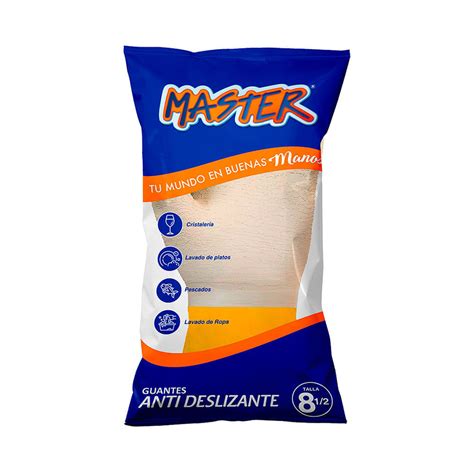 Guante Anti Deslizante Corrugado Talla 8 1 2 Master Agarre Y Protección Garantizados En Promart
