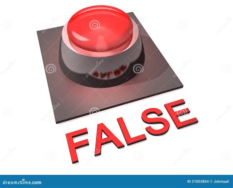 Red Push Button Stock Illustration Illustration Of Word 21053854