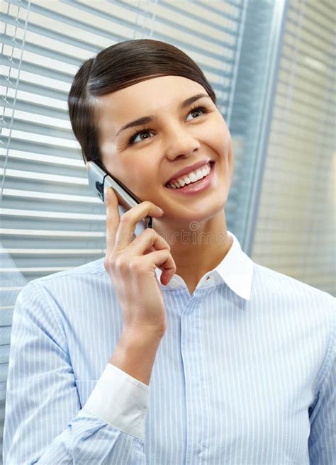 Calling Stock Photo Image Of Contemporary Phoning Businessperson