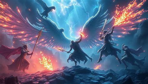 Cosmic Warriors The Most Intense Mythological Battles Mythology