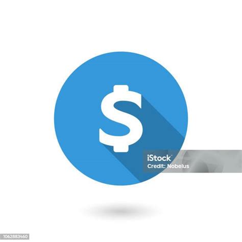 돈 달러 아이콘입니다 평면 디자인 스타일 현대 그림입니다 흰색 배경에 고립 편평한 긴 그림자 아이콘입니다 평면 디자인 요소 아이콘에 대한 스톡 벡터 아트 및 기타 이미지