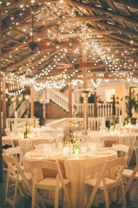 String Lights Wedding Indoor