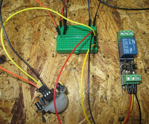 3v pir motion sensor driving a defective 3v relay module 5 steps with pictures instructables