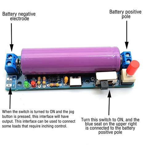 18650 Lithium Battery Charging Module DC3 7V Lithium Battery Module Charging Treasure USB