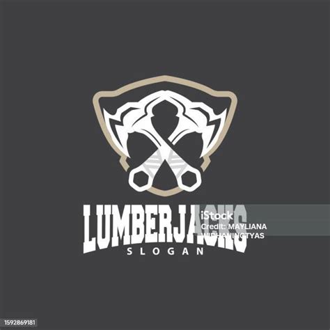 도끼 로고 나무 절삭 공구 블랙 실루엣 벌목꾼 벡터 오래된 복고풍 빈티지 미니멀리스트 디자인 아이콘 템플릿 일러스트레이션 금속에 대한 스톡 벡터 아트 및 기타 이미지