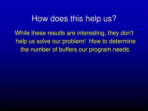 On The Complexity Of Buffer Allocation In Message Passing Systems Ppt