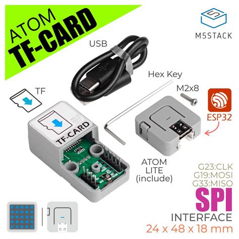 M Stack Official ATOM TF Card Kit Tfcard Reader Da Grandado